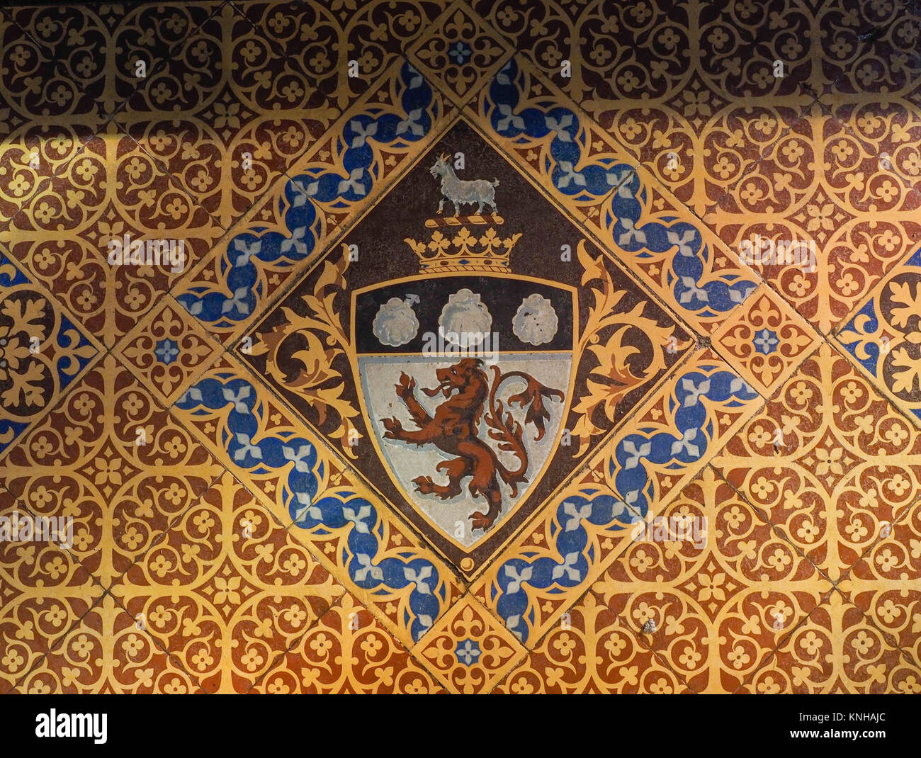 Rampant lion and crown hi-res stock photography and images - Alamy