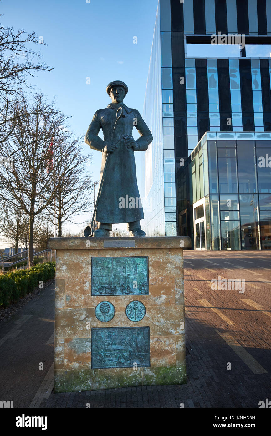 Memorial bronze statue (in James Ashworth Square outside the Cube at ...