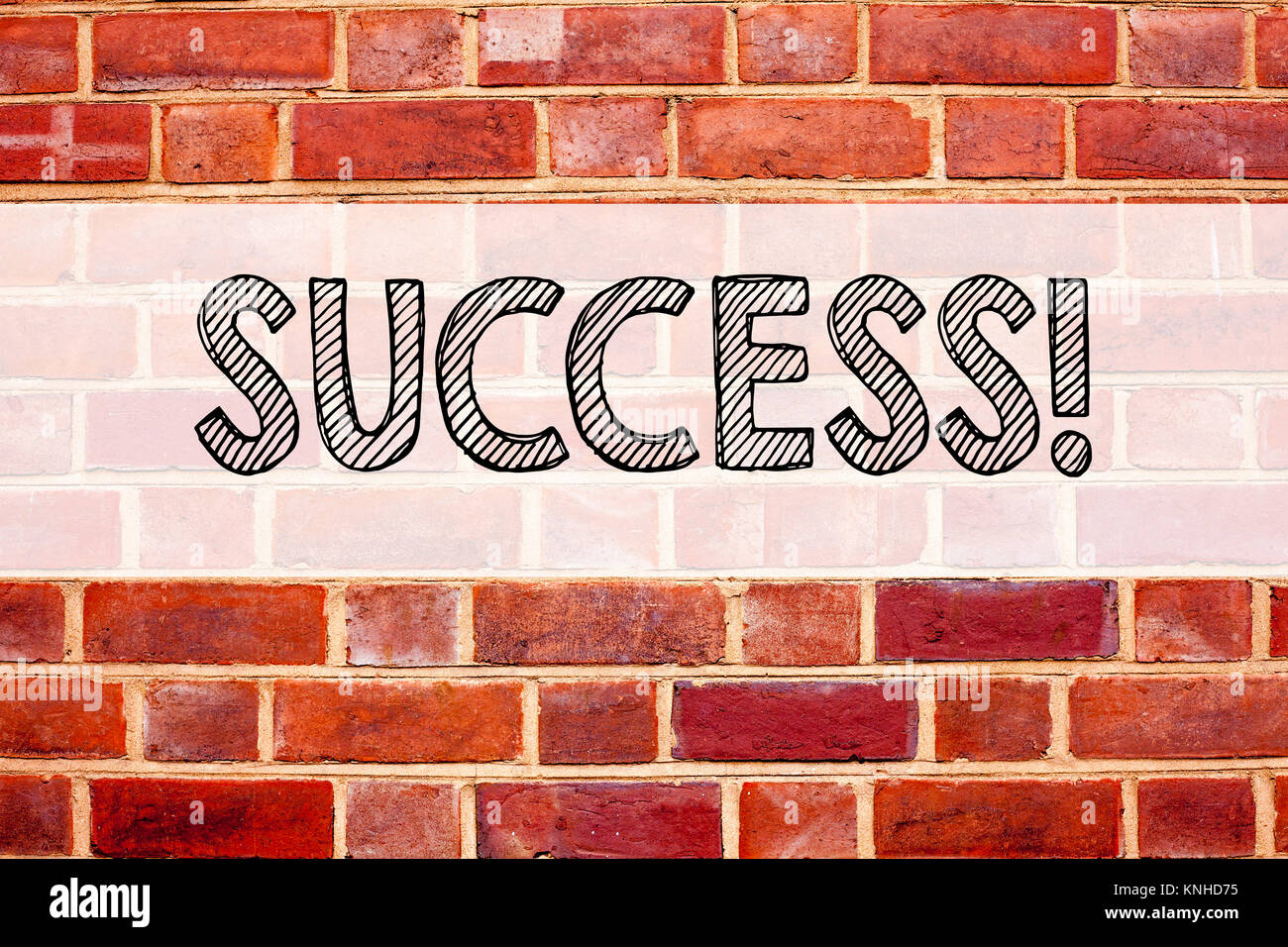 Conceptual announcement text caption inspiration showing Success ...