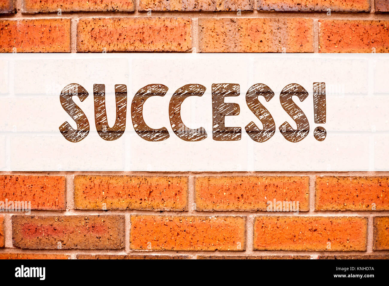 Conceptual announcement text caption inspiration showing Success ...