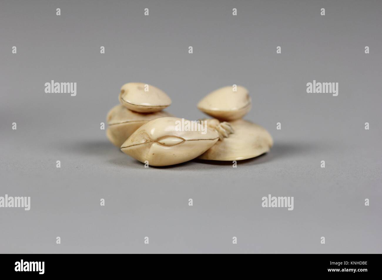 Netsuke of Clam Shells. Artist: Formerly Attributed to Garaku (Japanese ...
