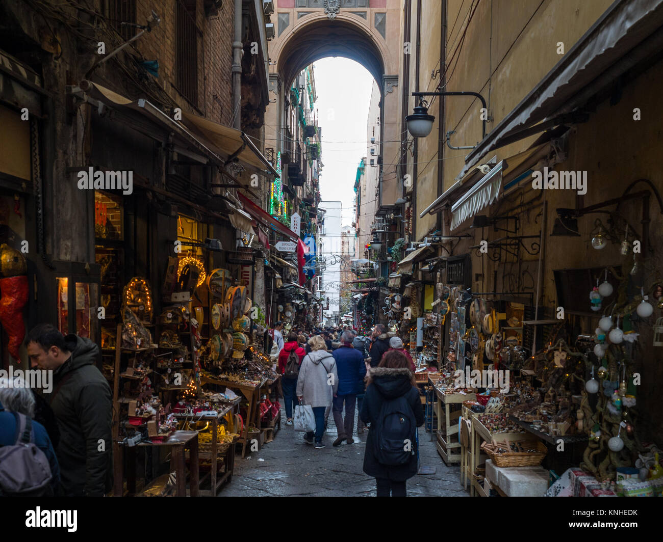 Via San Gregorio Armeno, Nativity scene dedicated street in Naples ...
