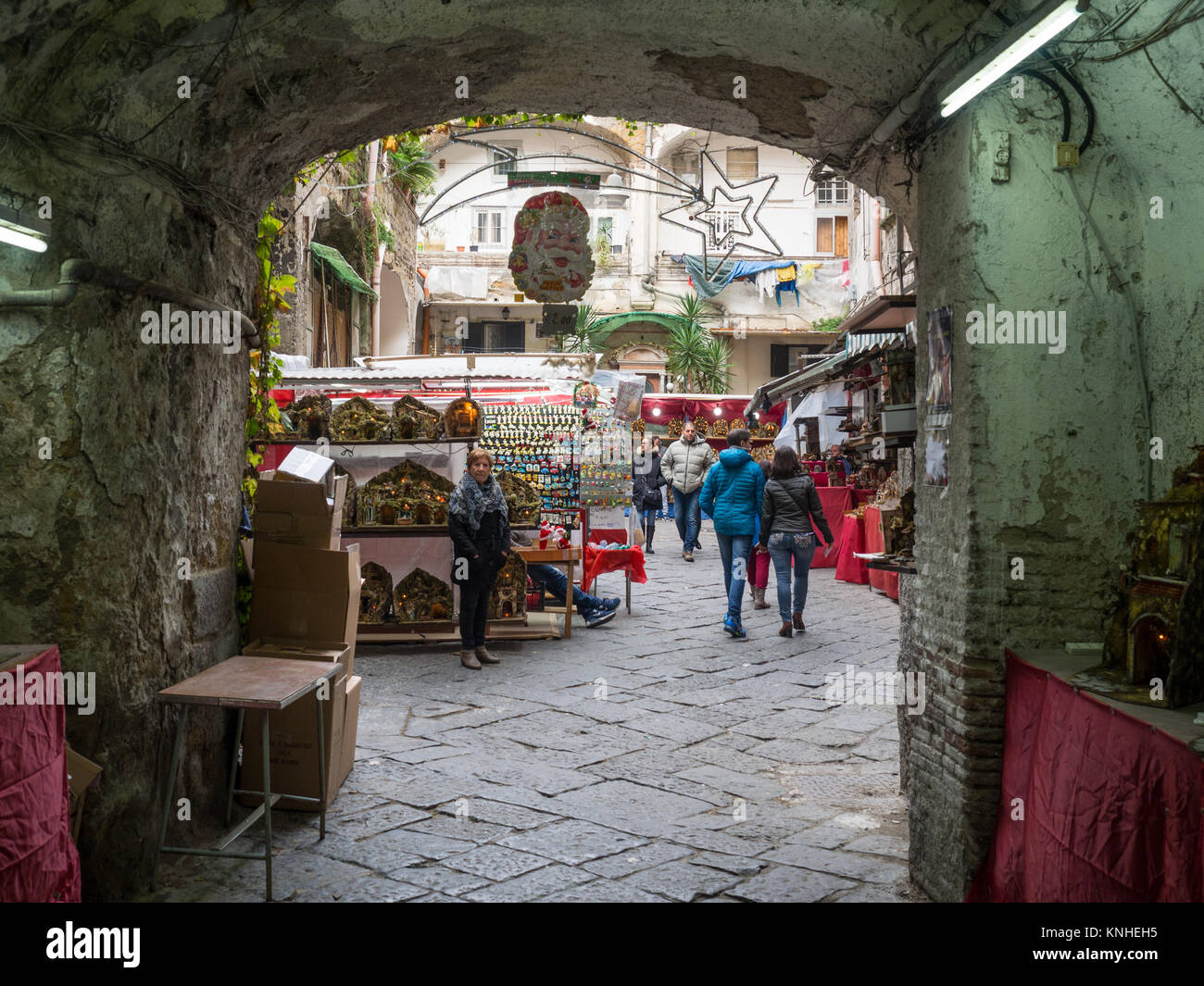 Via San Gregorio Armeno, Nativity scene dedicated street in Naples ...
