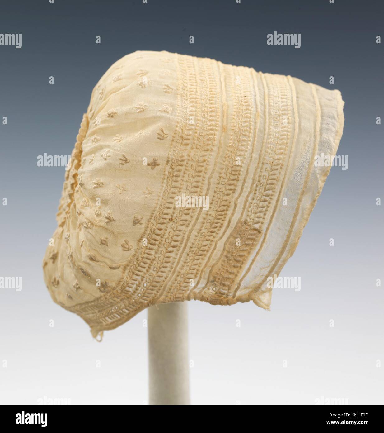 Cap. Date: 1818; Culture: American; Medium: linen Stock Photo - Alamy