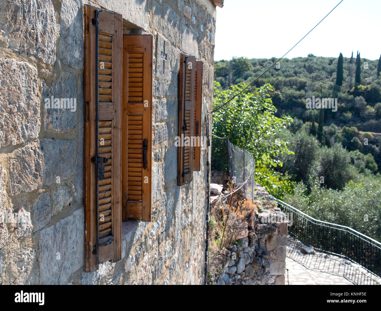 Varnished shutters hi-res stock photography and images - Alamy