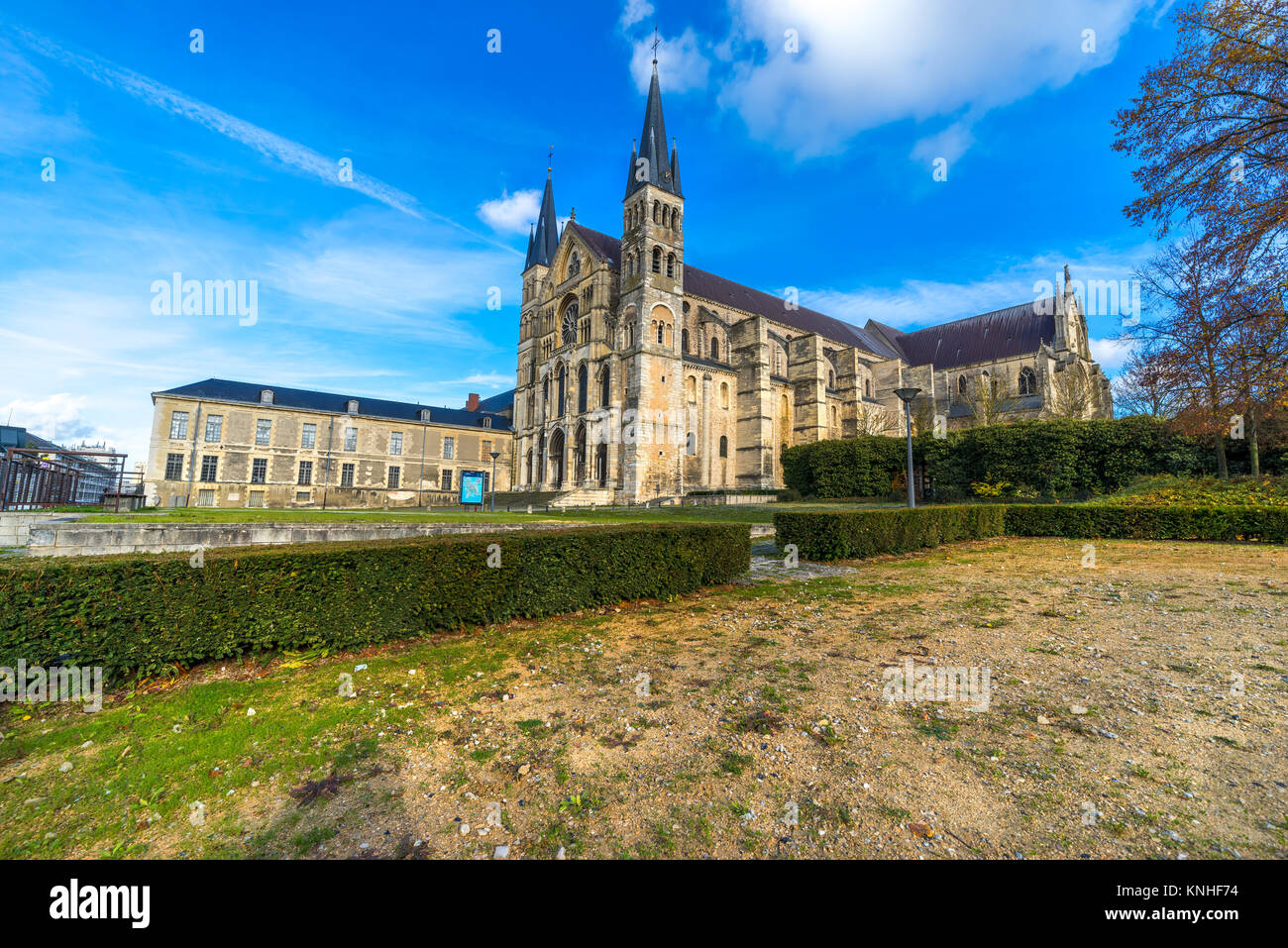 Saint-Remi Basilica in Reims, Champagne, France Stock Photo - Alamy