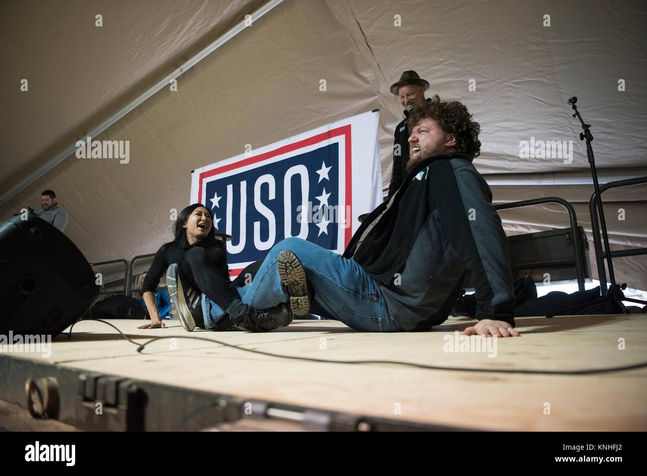 Professional wrestler Gail Kim and Roastmaster comedian Jeff Ross ...