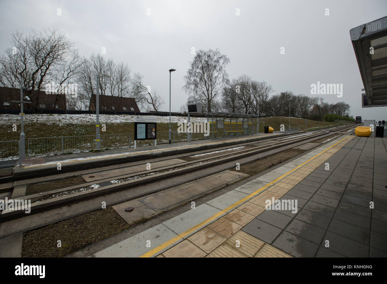 The Leigh Guided Busway that operates the buses V1 and V2 into ...