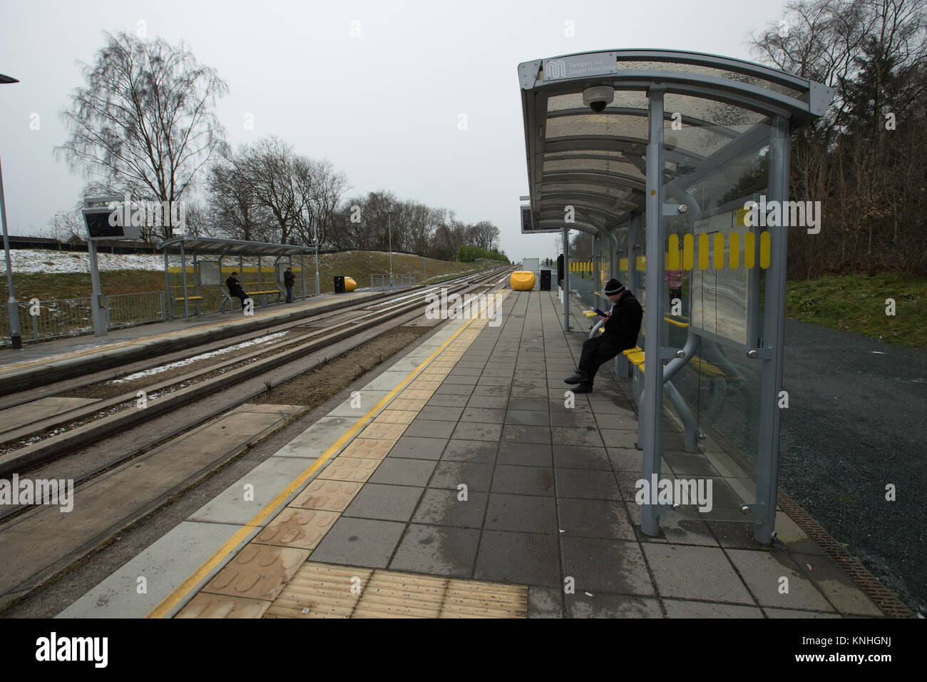 The Leigh Guided Busway that operates the buses V1 and V2 into ...
