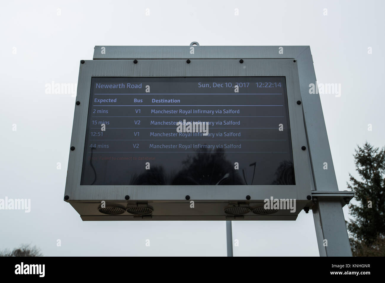The Leigh Guided Busway that operates the buses V1 and V2 into ...