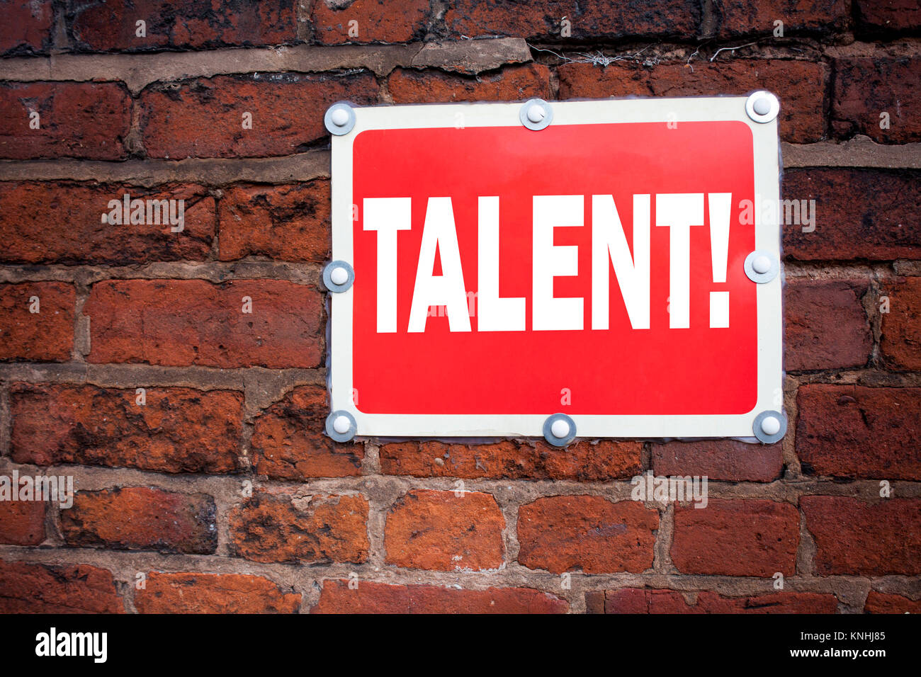 Hand writing text caption inspiration showing Talent concept meaning ...