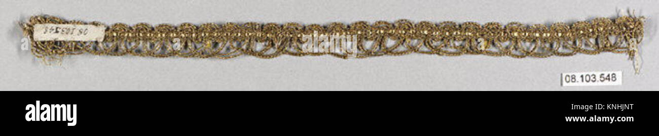 A galloon, a type of ornamental textile trim, from The Metropolitan ...