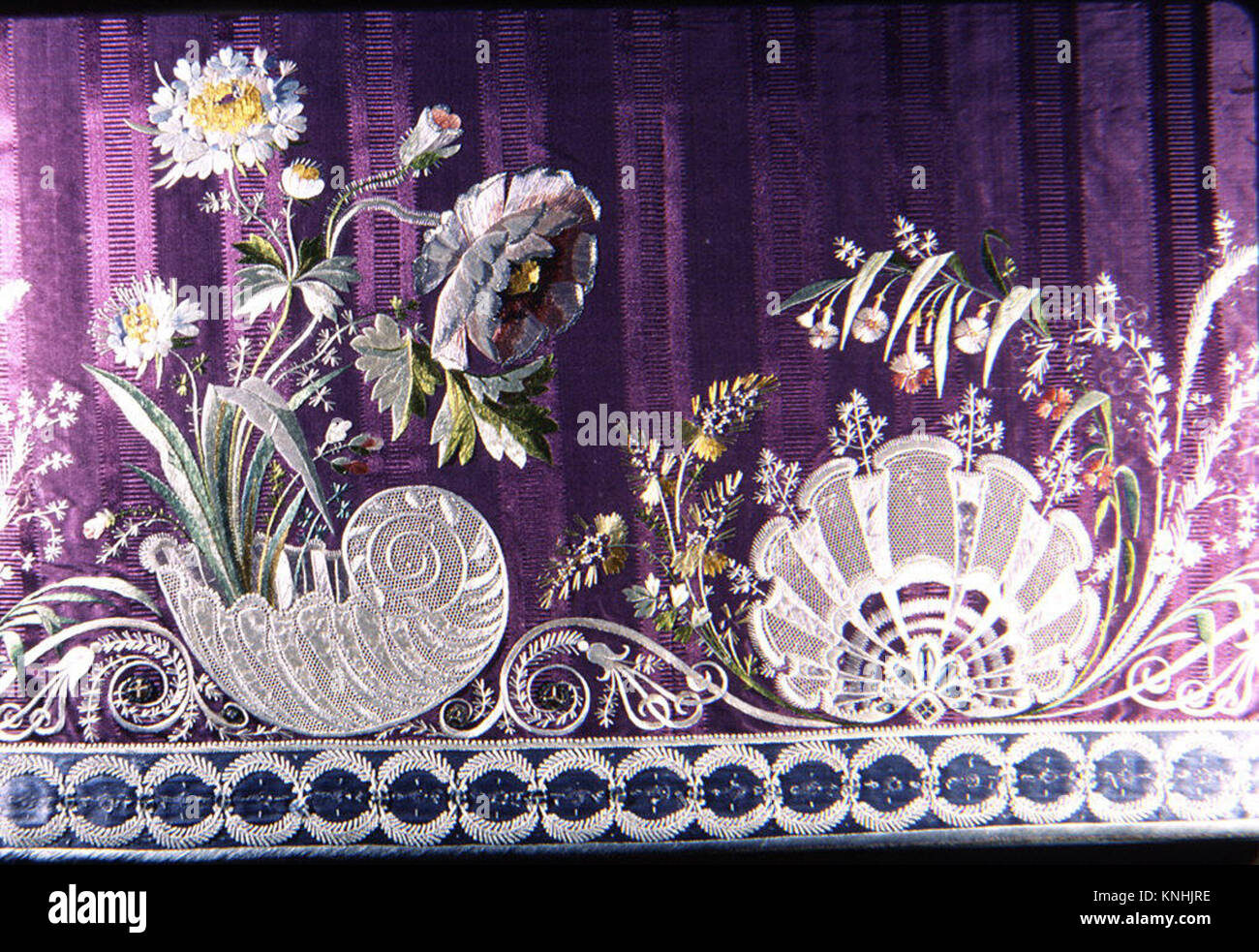 This dress border is an ornamental textile used for the edge of a ...