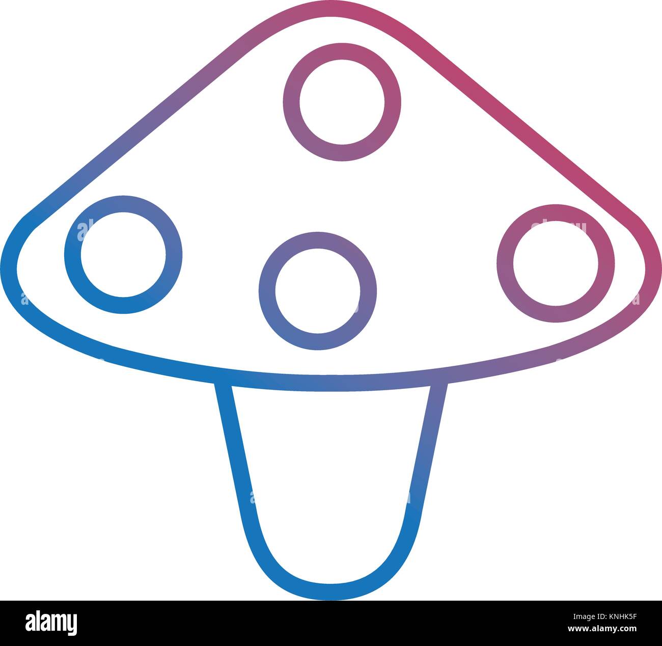 cute fungus isolated icon vector illustration design Stock Vector Image ...