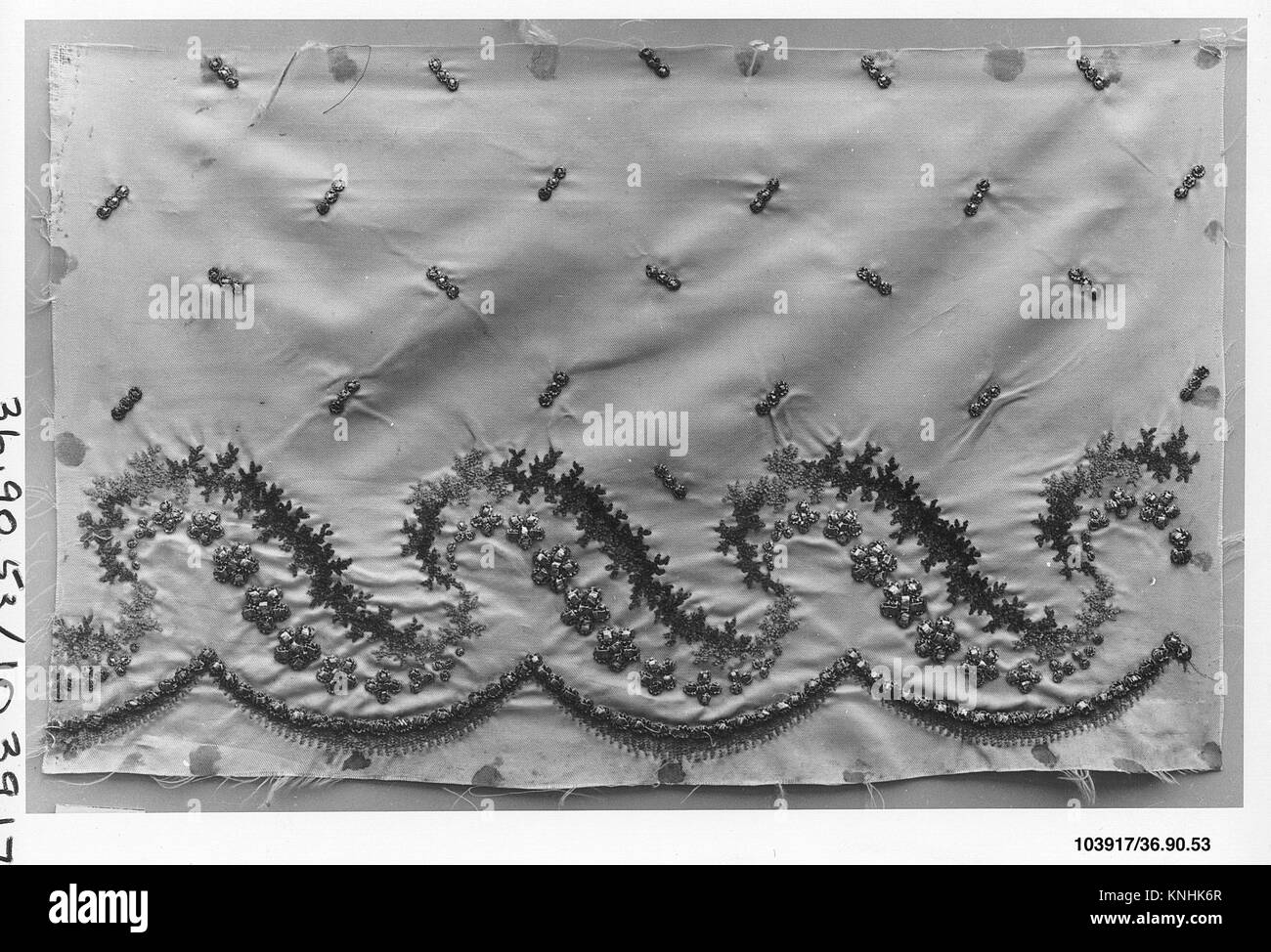 This dress border is an intricately designed textile piece, showcasing ...