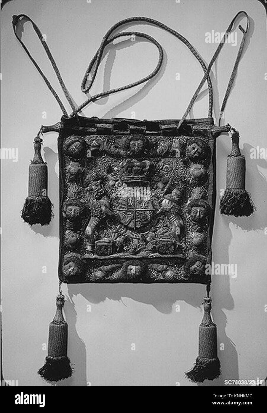 This burse is a liturgical accessory used for sacred items, showcasing ...