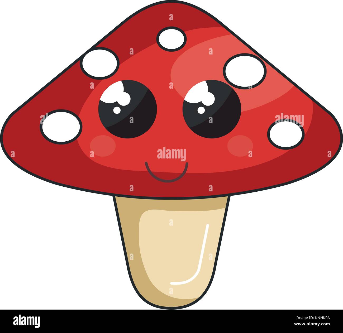cute fungus kawaii character vector illustration design Stock Vector ...