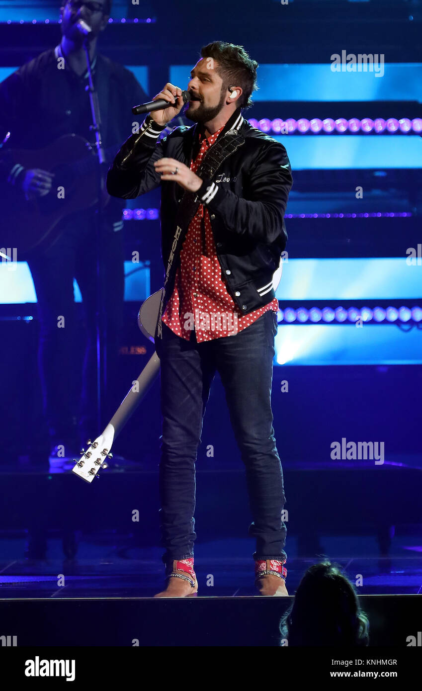 51st CMA Awards Show at Bridgestone Arena Featuring: Thomas Rhett Where ...