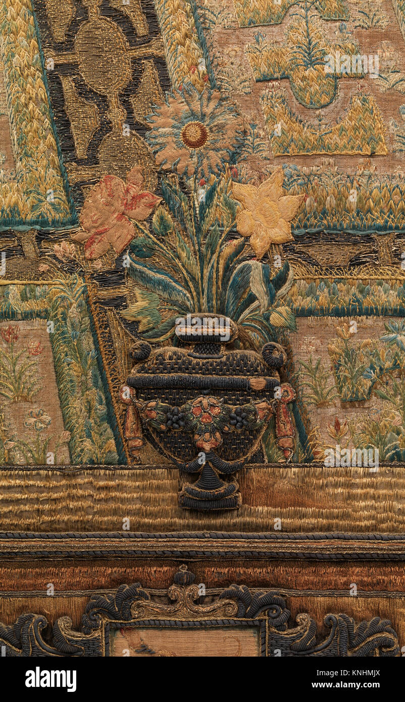 This altar frontal is a religious textile artifact, reflecting sacred ...