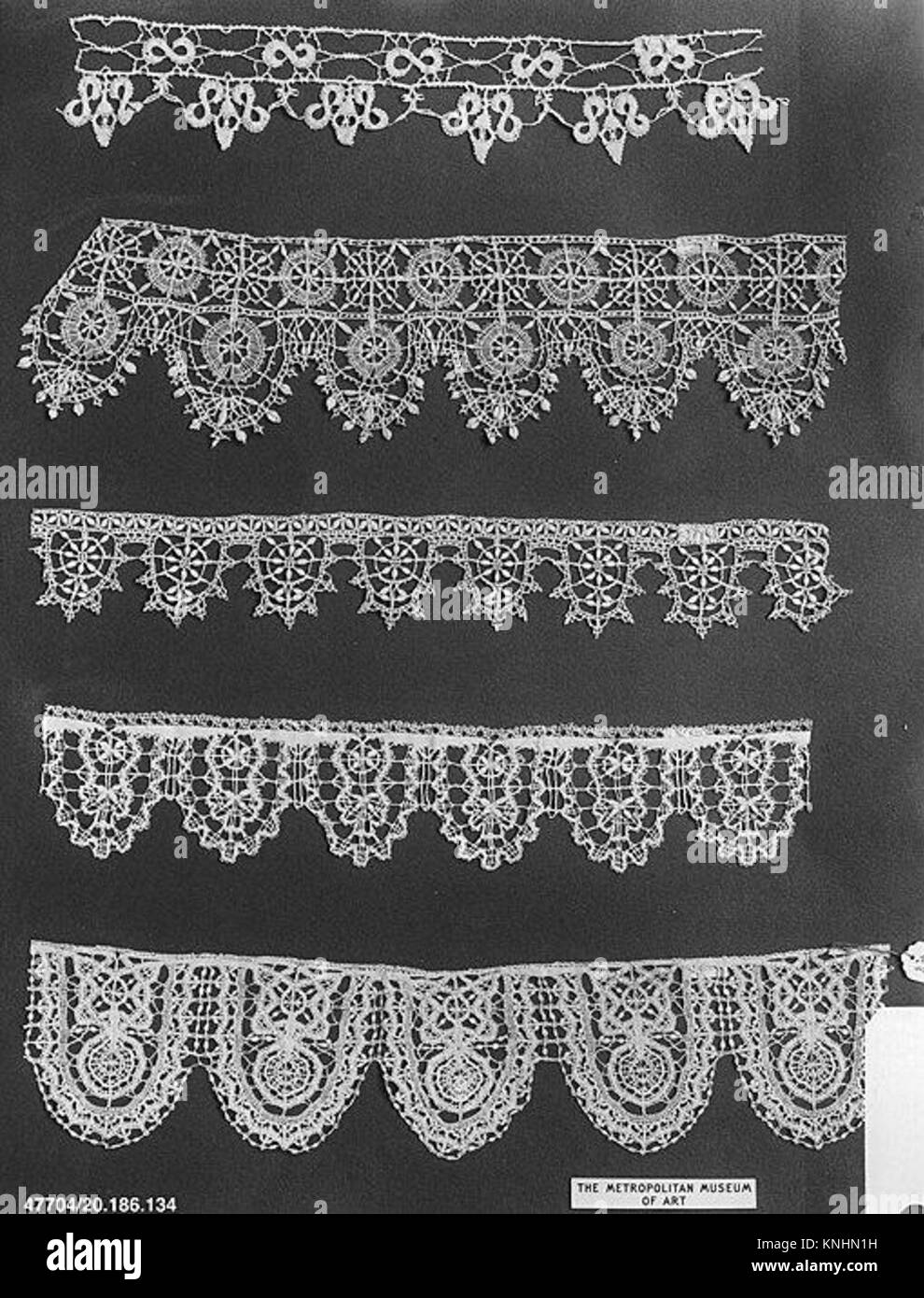 A textile edging from the MET collection illustrating intricate ...