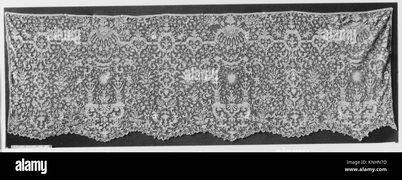 This flounce from the MET is a detailed textile piece, showcasing fine ...