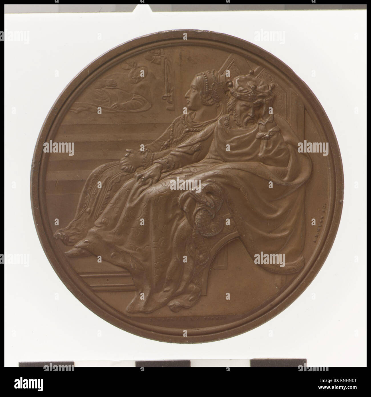 A portrait of Daniel Maclise, an artist known for his historical and ...