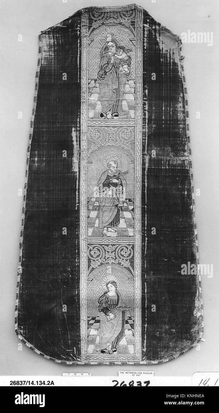 Back of a chasuble MET 26837 219716 Stock Photo - Alamy