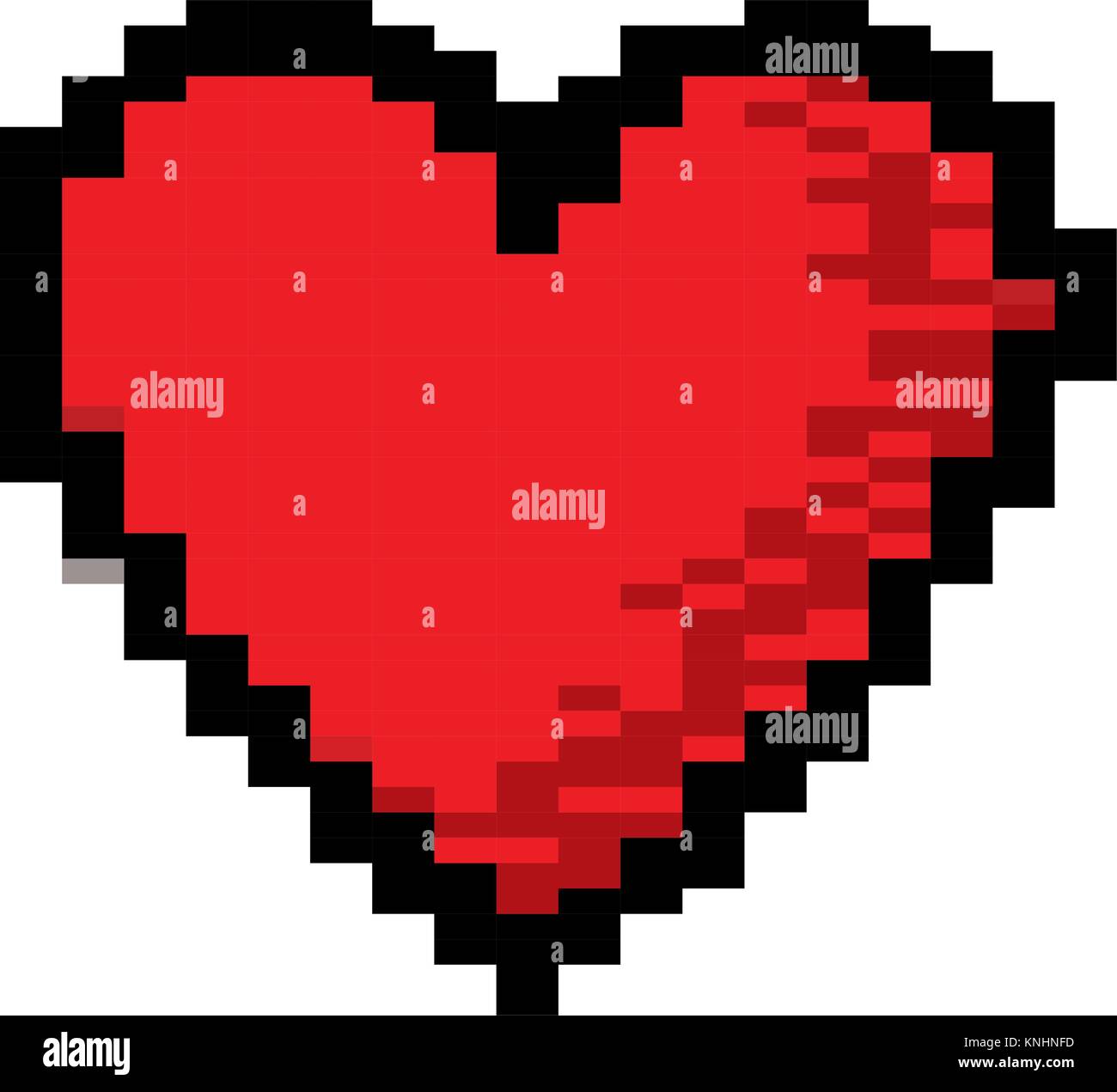 video game heart life icon Stock Vector Image & Art - Alamy