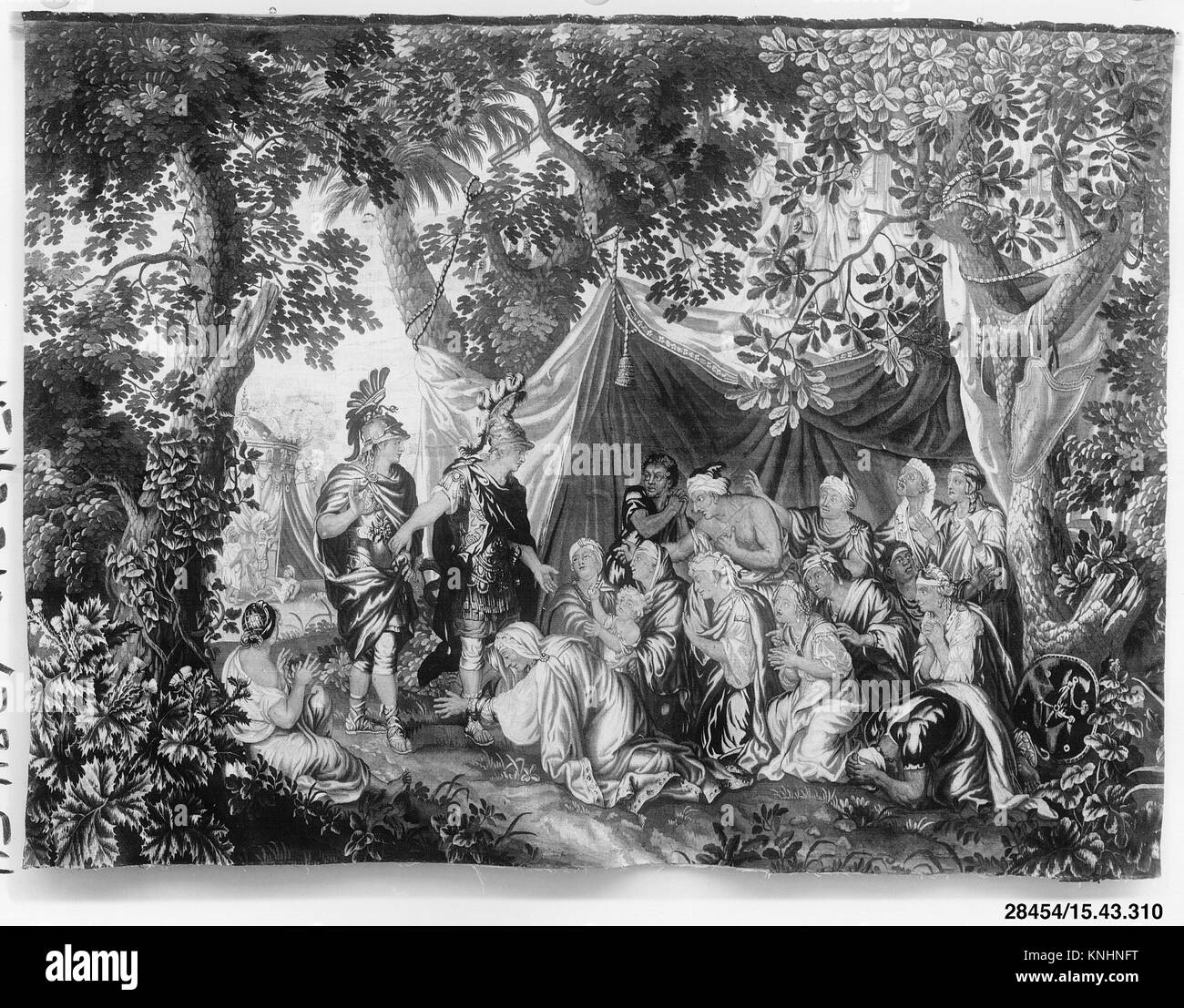 This artwork, part of 'The Story of Alexander,' depicts the dramatic ...