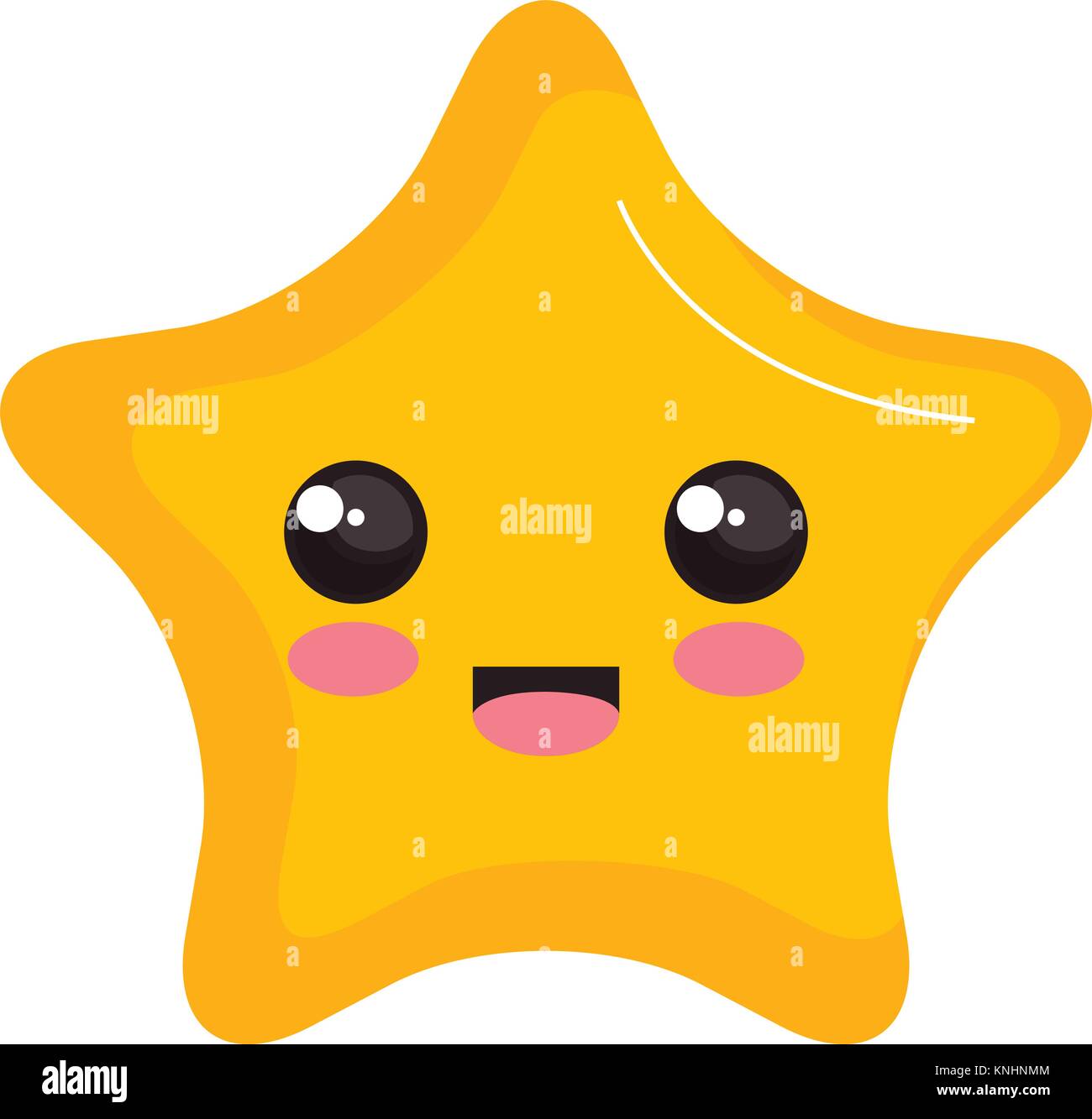 star light kawaii character vector illustration design Stock Vector ...