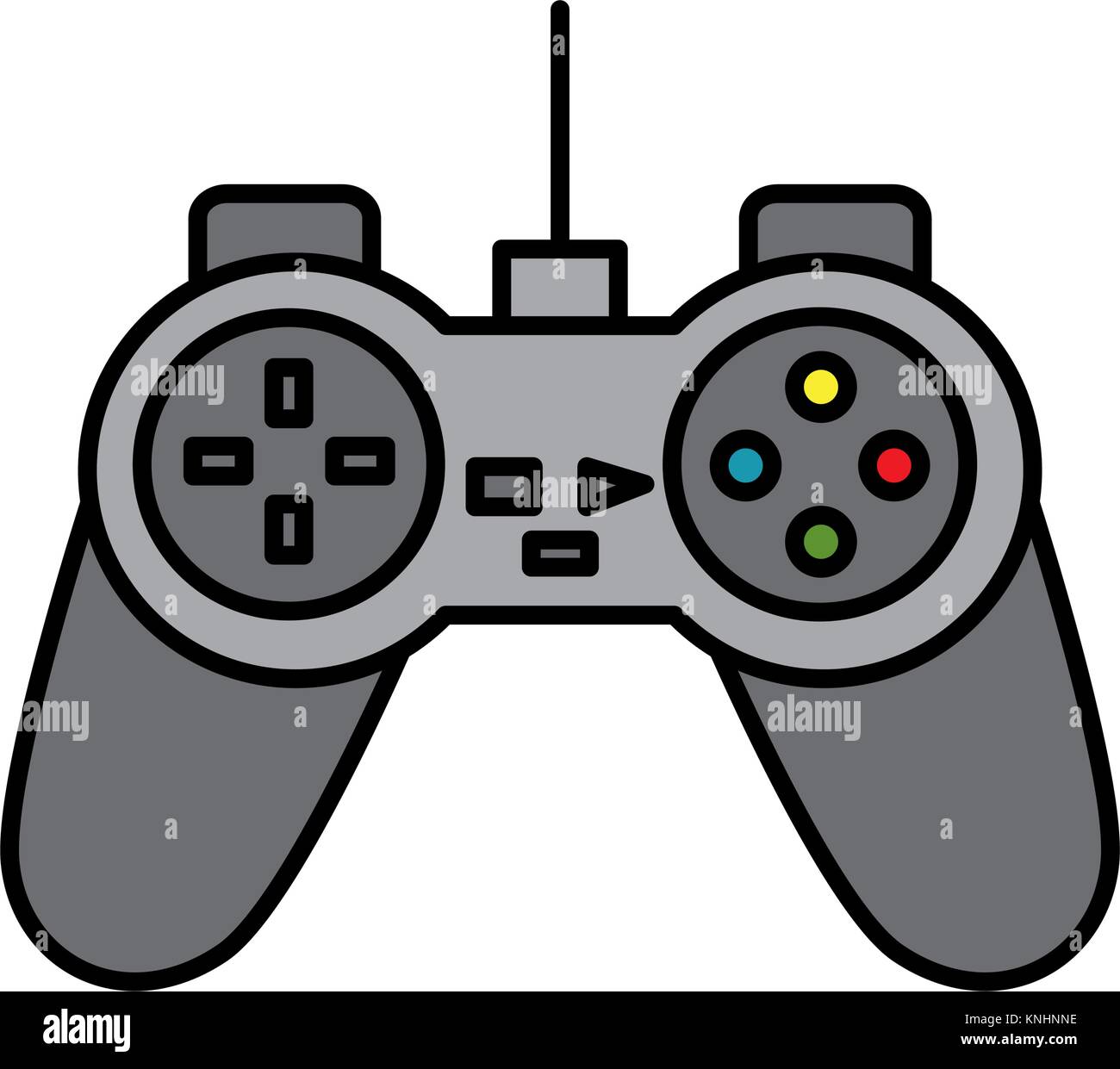 video game console joystick control buttons Stock Vector Image & Art ...