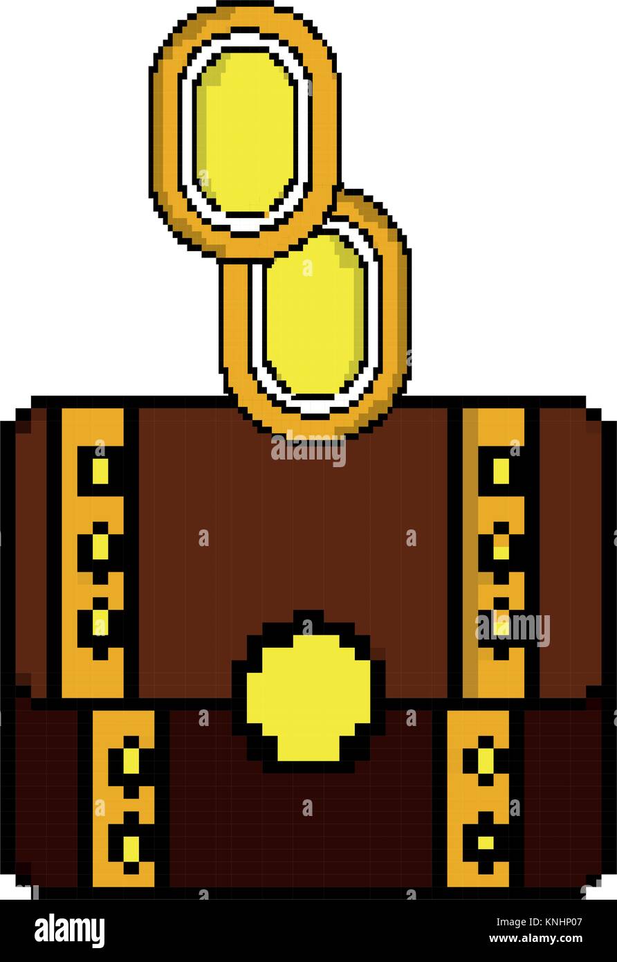 video game treasure chest coin money Stock Vector Image & Art - Alamy