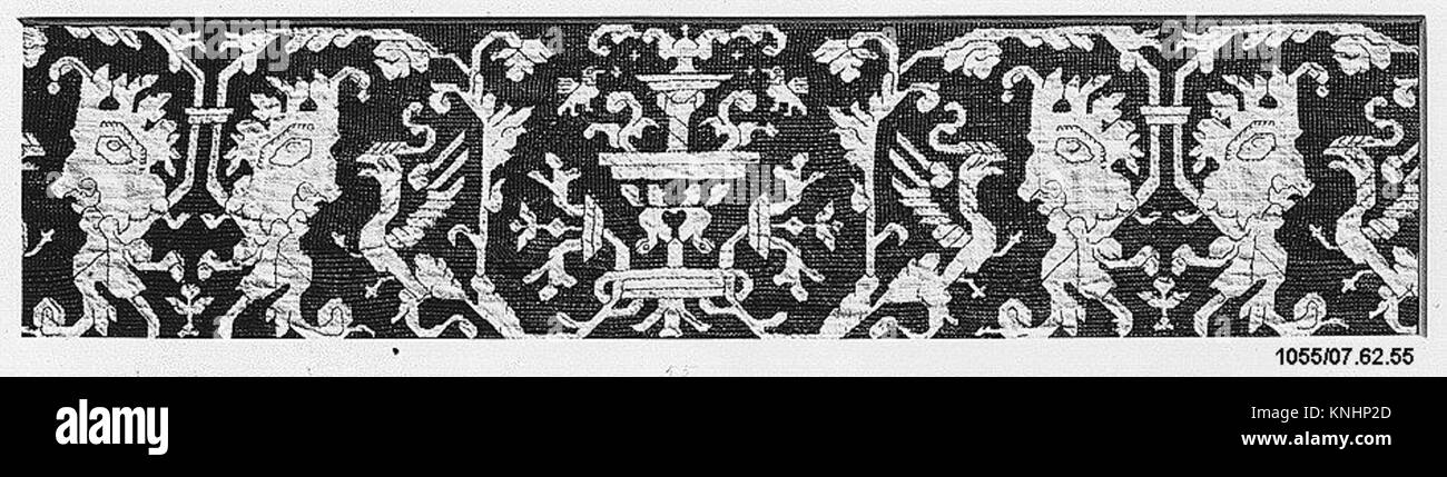 This border design features intricate patterns, typical of decorative ...
