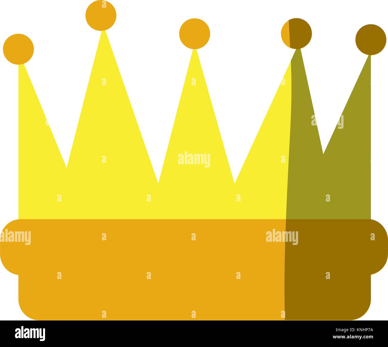 symbol of king crown video game element graphic Stock Vector Image ...