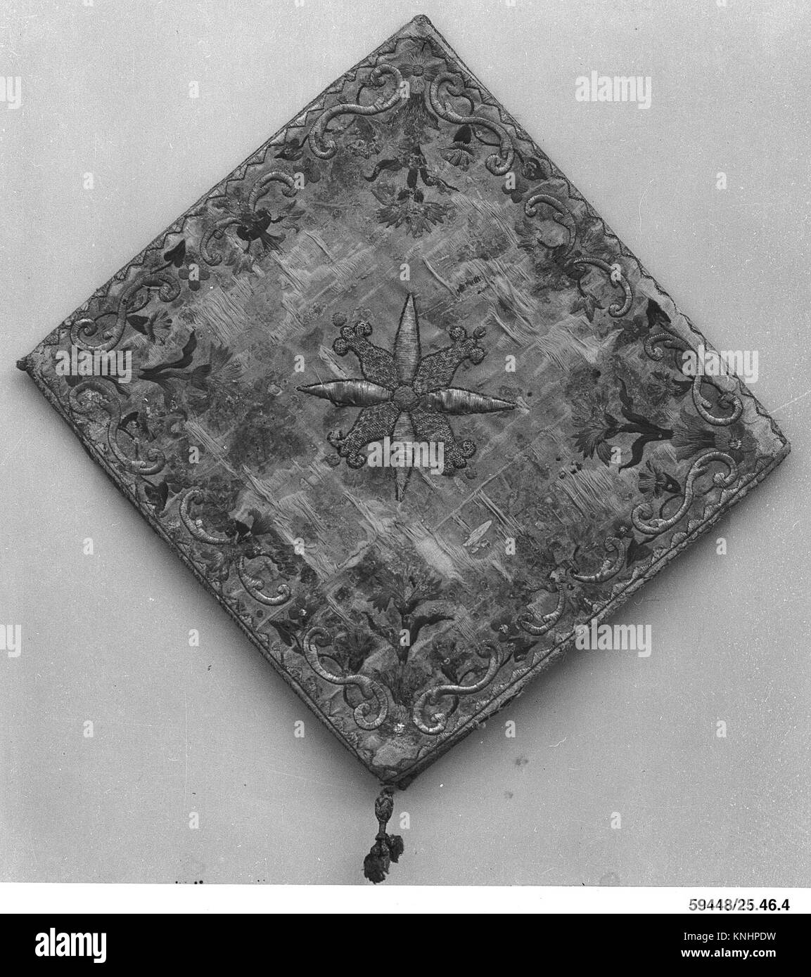 This burse, likely a religious object, is an item of liturgical ...