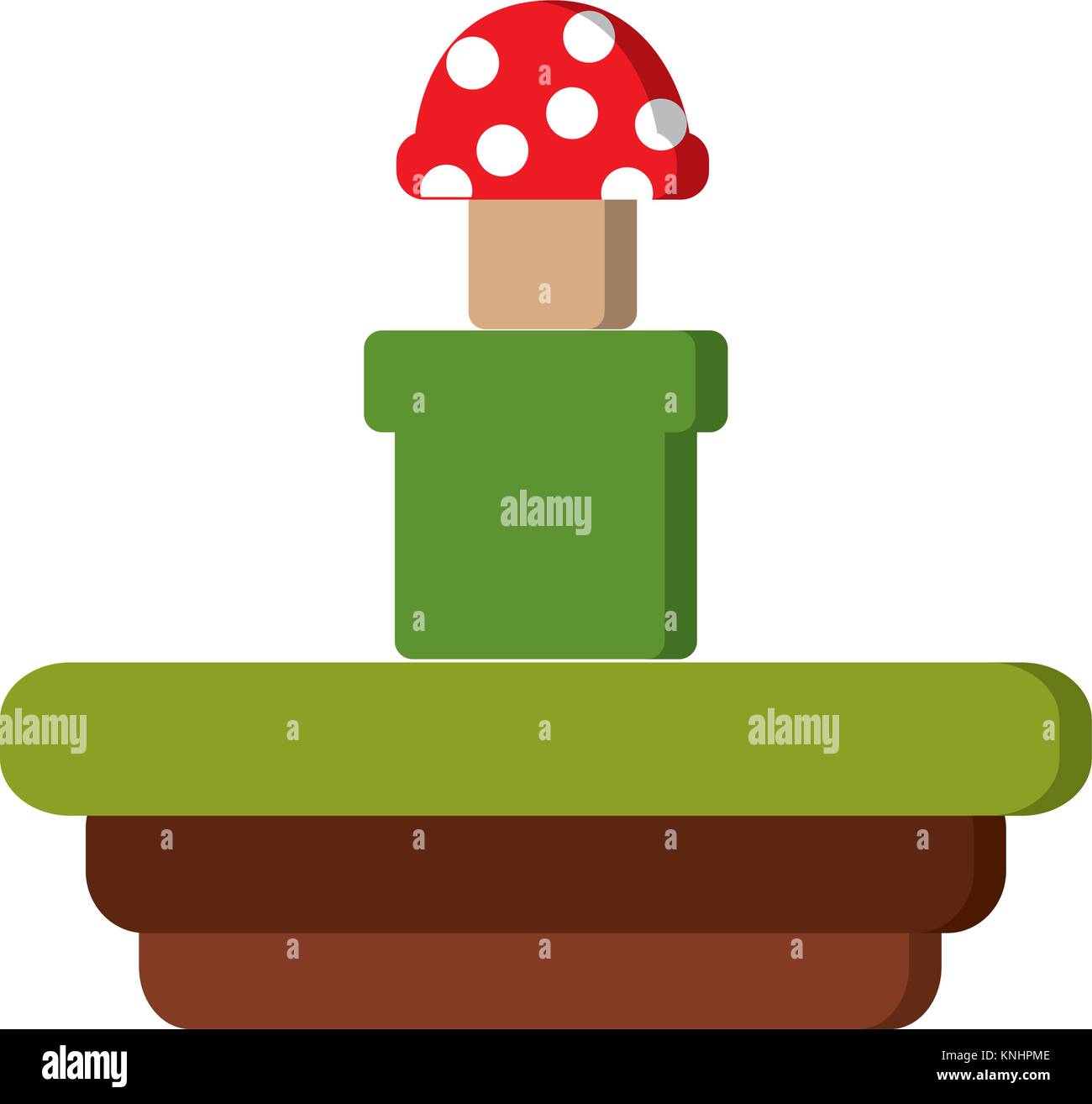 Platform grass game level Stock Vector Images - Alamy