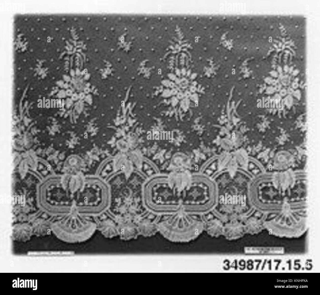 This flounce is a decorative fabric feature, likely part of a garment ...
