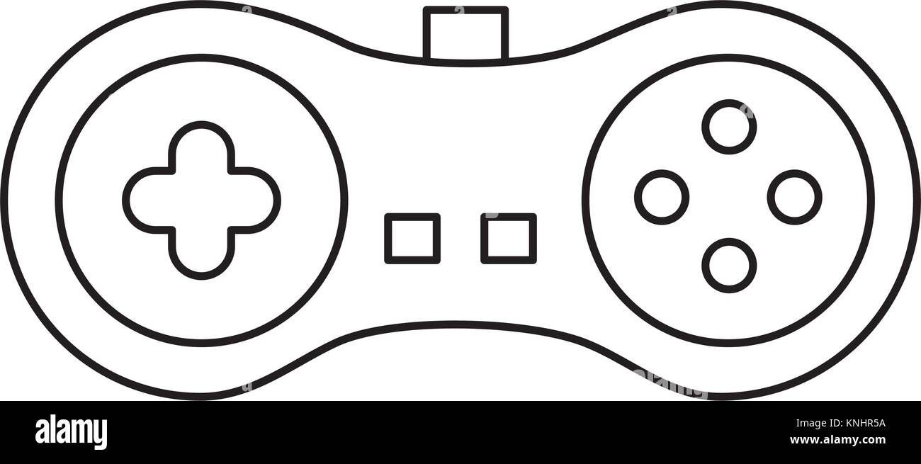 video game console joystick control buttons Stock Vector Image & Art ...