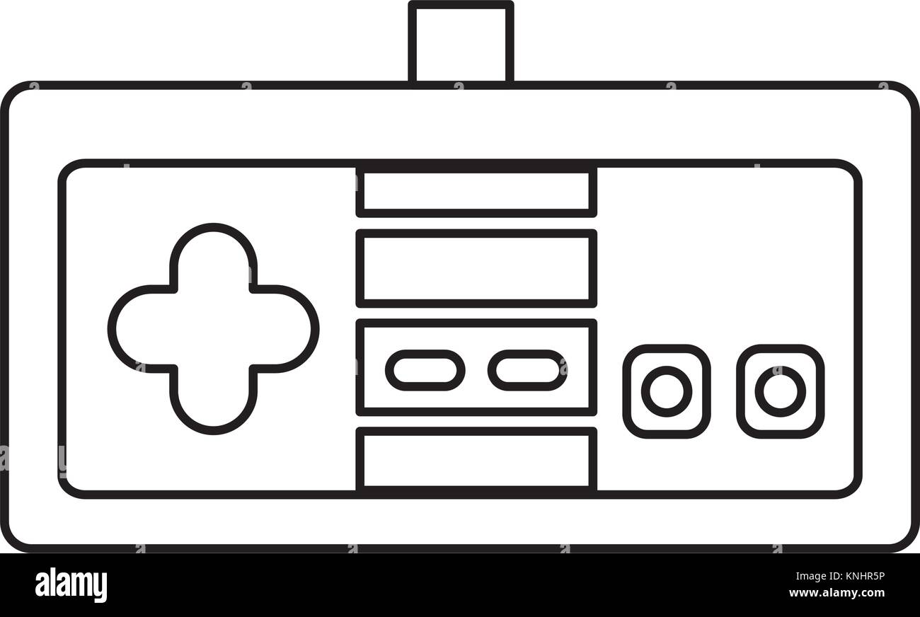 video game console joystick control buttons Stock Vector Image & Art ...