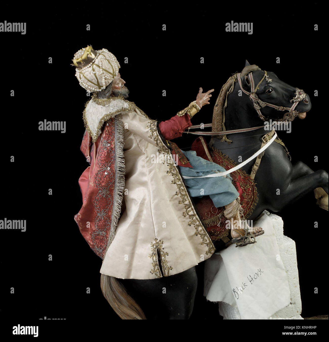 This portrait represents an elderly king, preserved in the MET ...