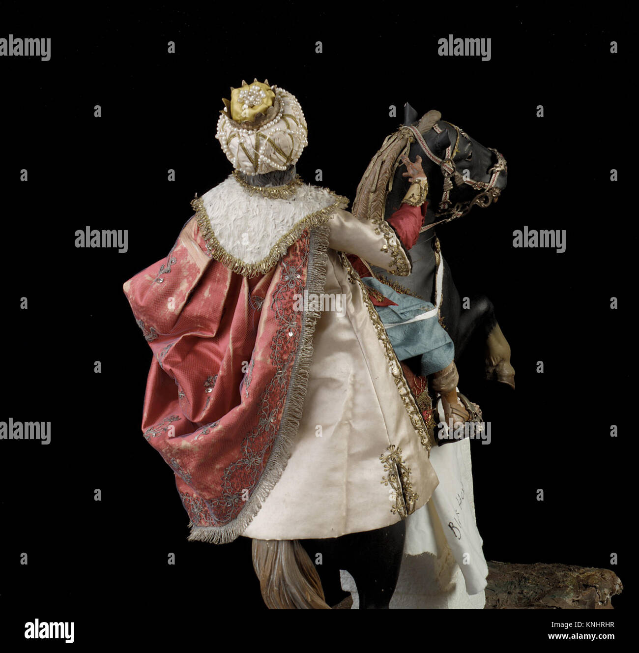 This artwork depicts an elderly king, capturing the aging process and ...