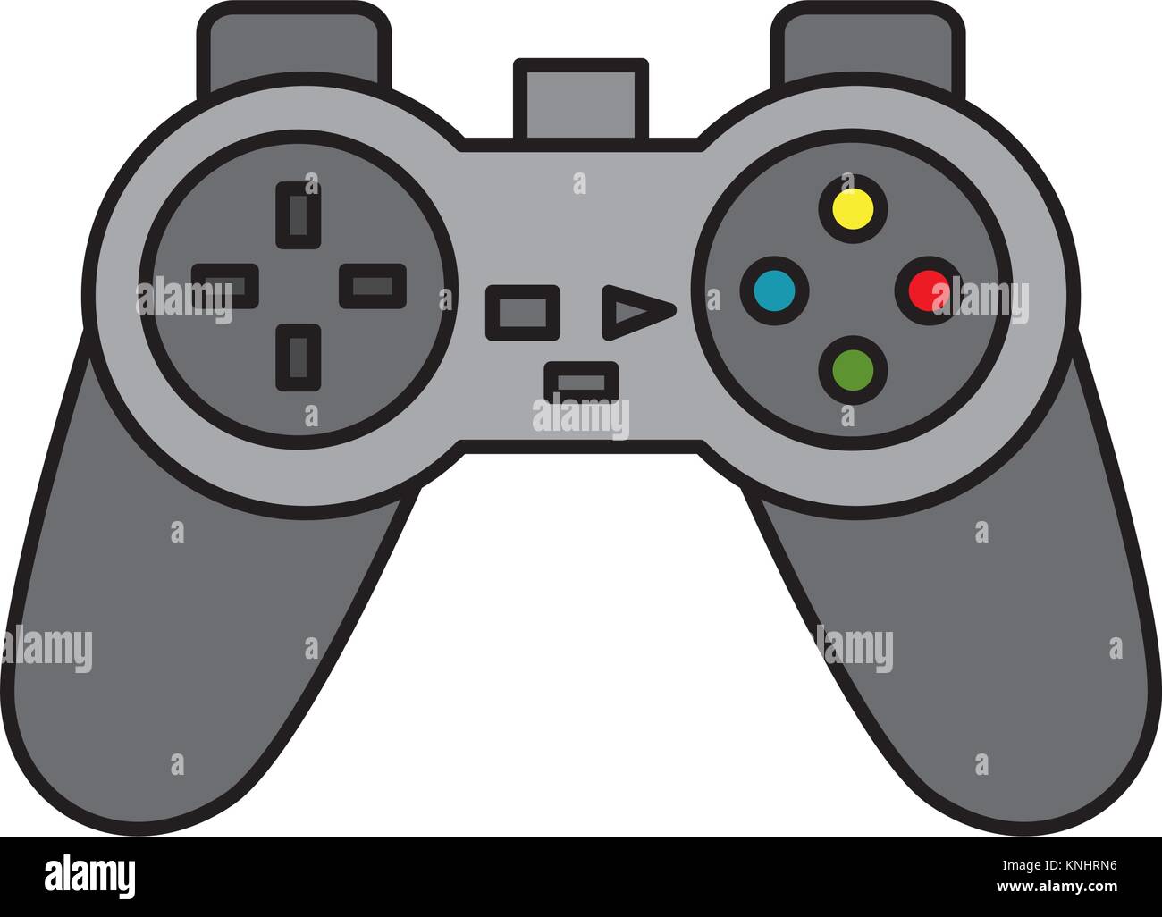 video game console joystick control buttons Stock Vector Image & Art ...