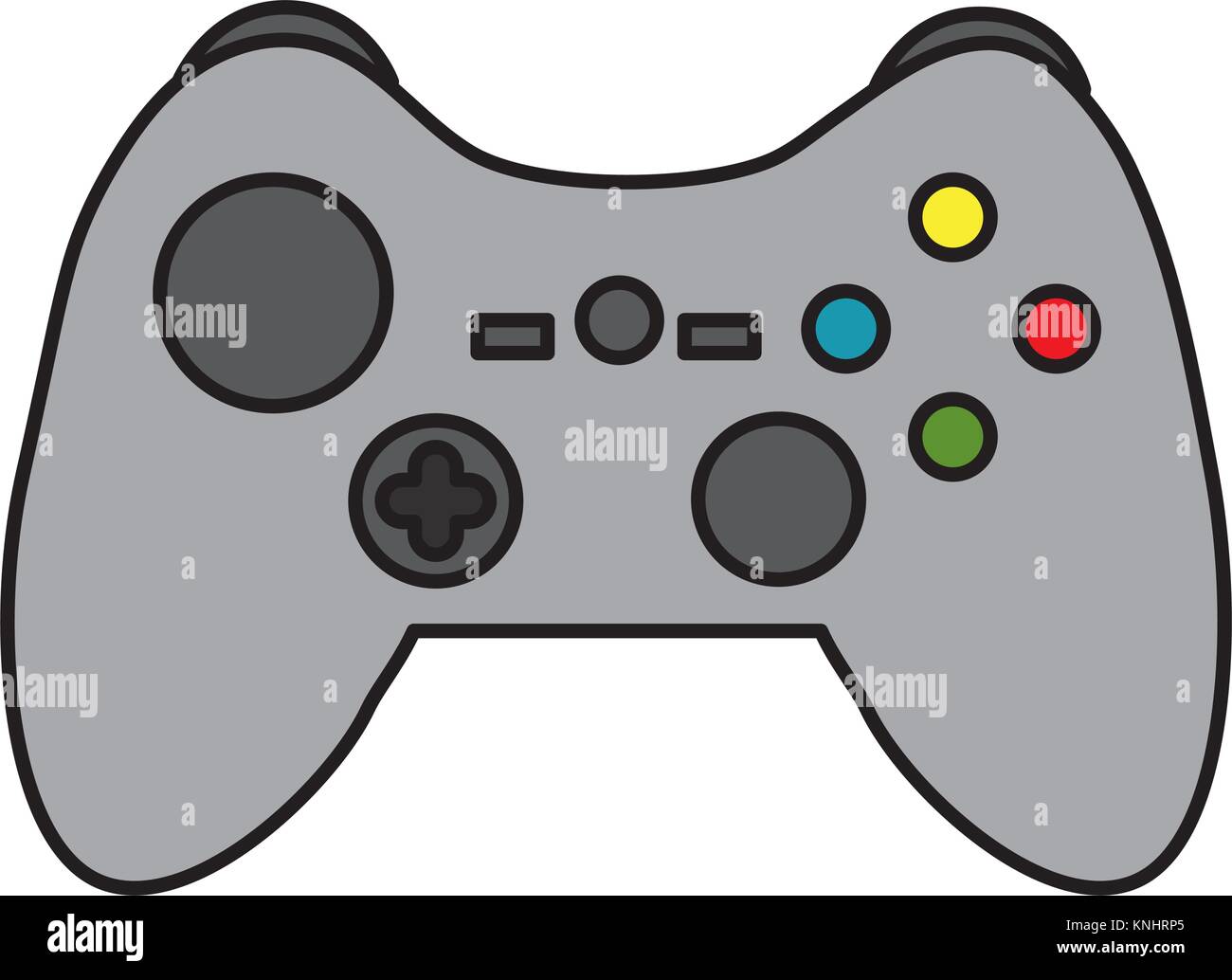 video game console joystick control buttons Stock Vector Image & Art ...