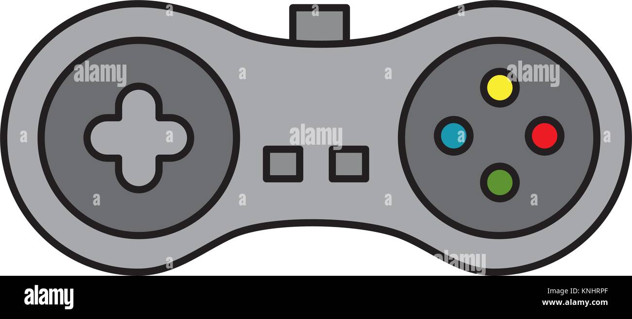 video game console joystick control buttons Stock Vector Image & Art ...