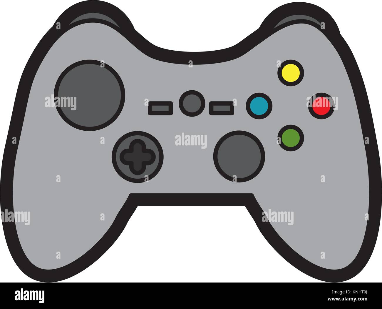 video game console joystick control buttons Stock Vector Image & Art ...