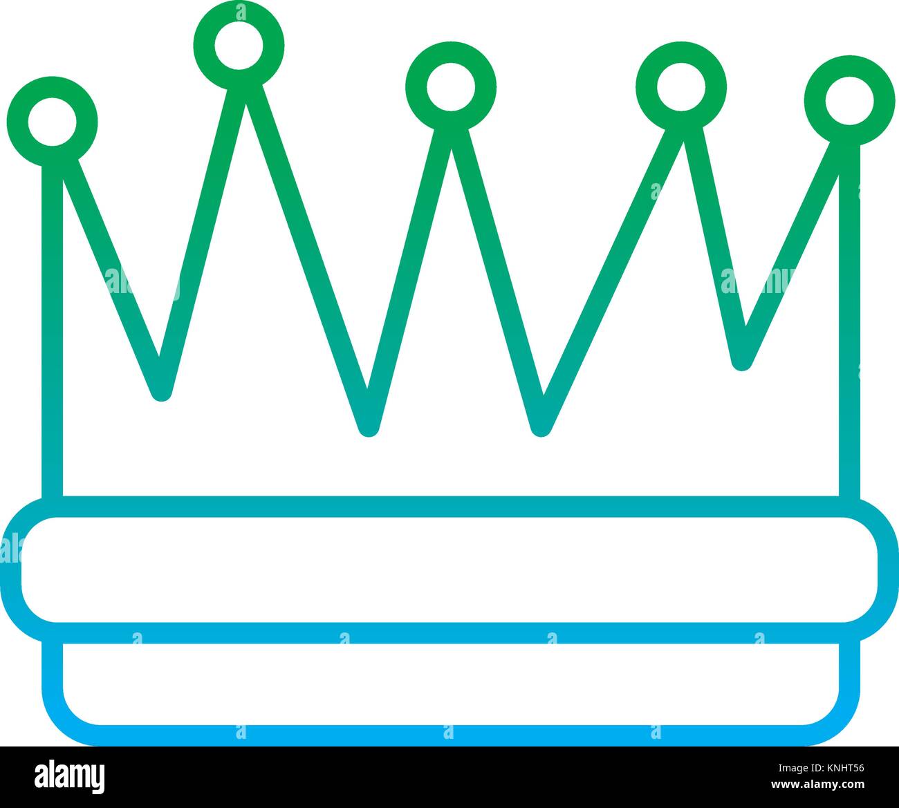 symbol of king crown video game element graphic Stock Vector Image ...