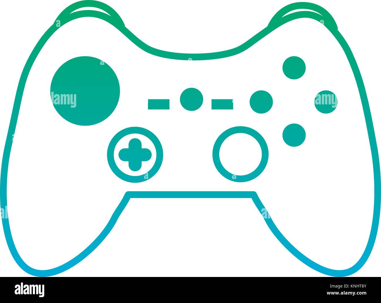 video game console joystick control buttons Stock Vector Image & Art ...