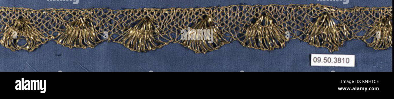 This textile edging from the MET collection demonstrates fine ...