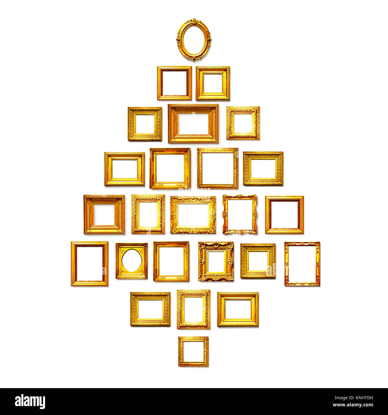 Vintage picture frames tree hi-res stock photography and images - Alamy