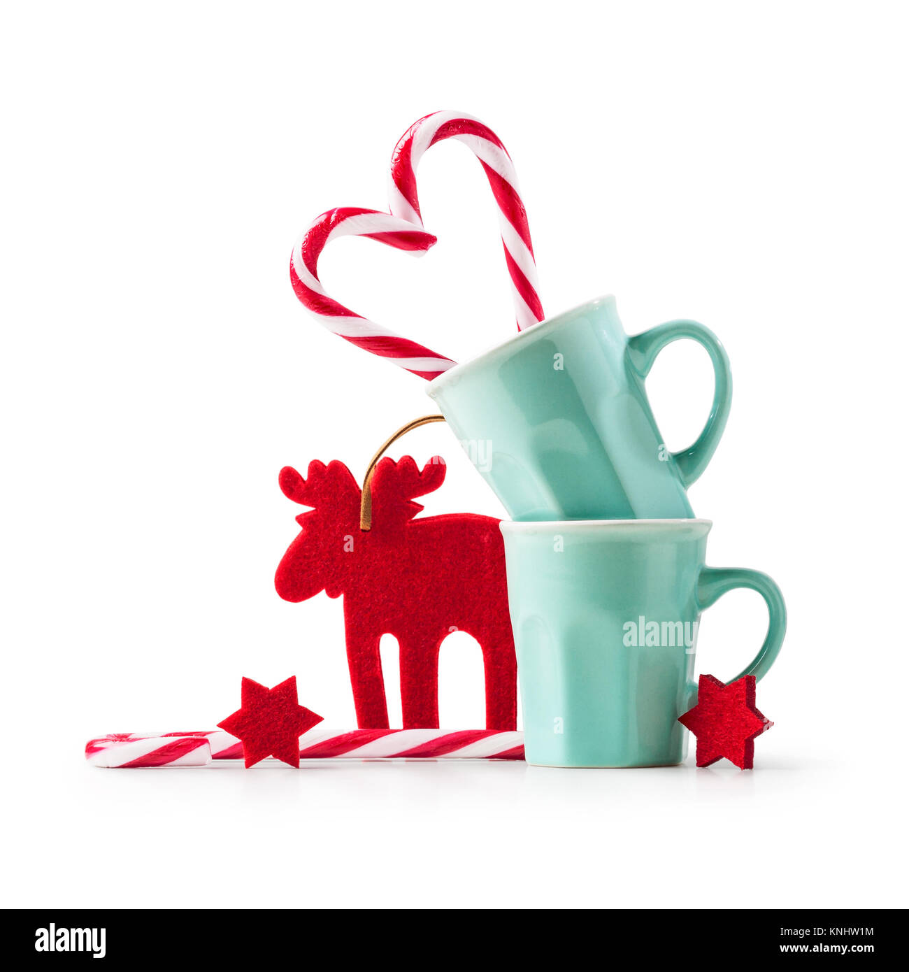 Lollipop in shape heart on Cut Out Stock Images & Pictures - Alamy